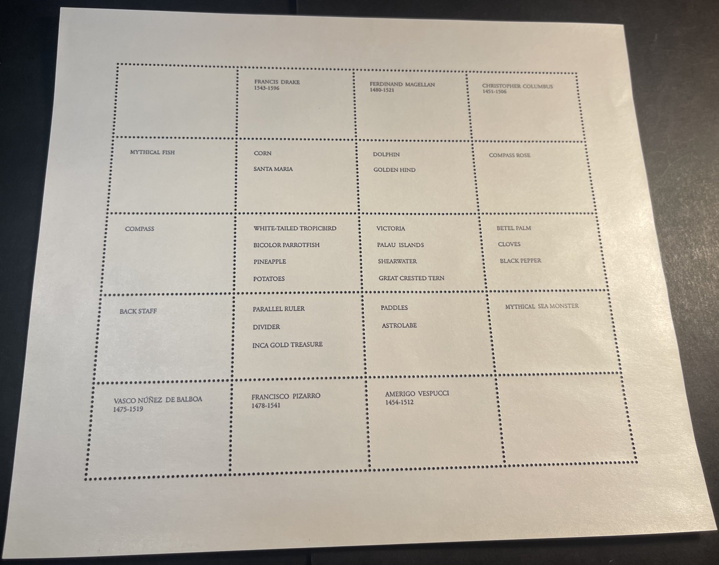 Palau # 302-Mint/Never Hinged-Sheet of 24--Biblical Creation of the ...