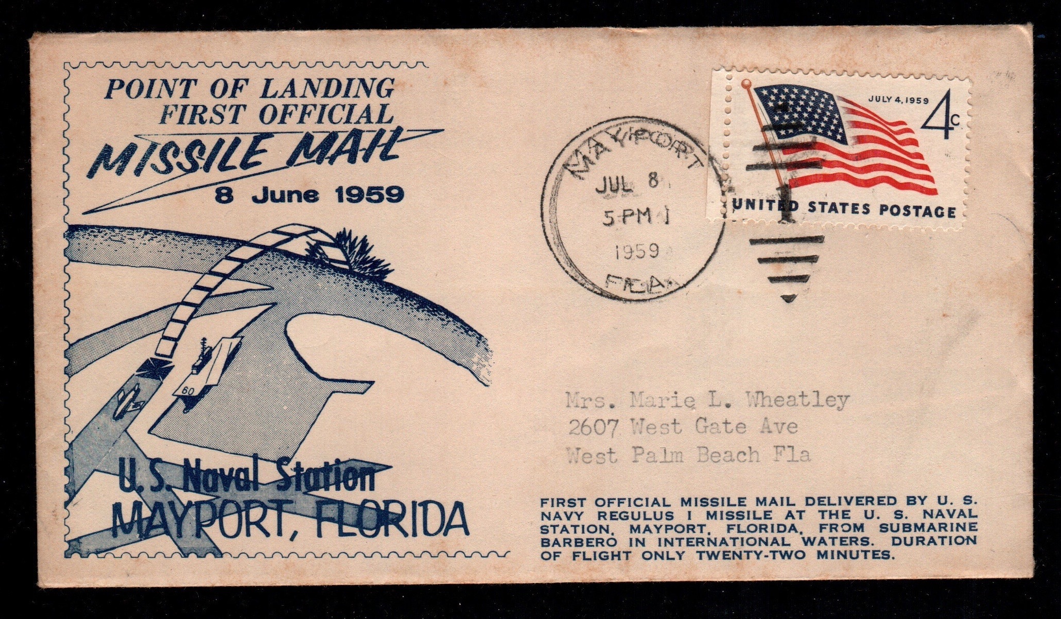 united states 1132 first rocket mail cover | United States, General ...