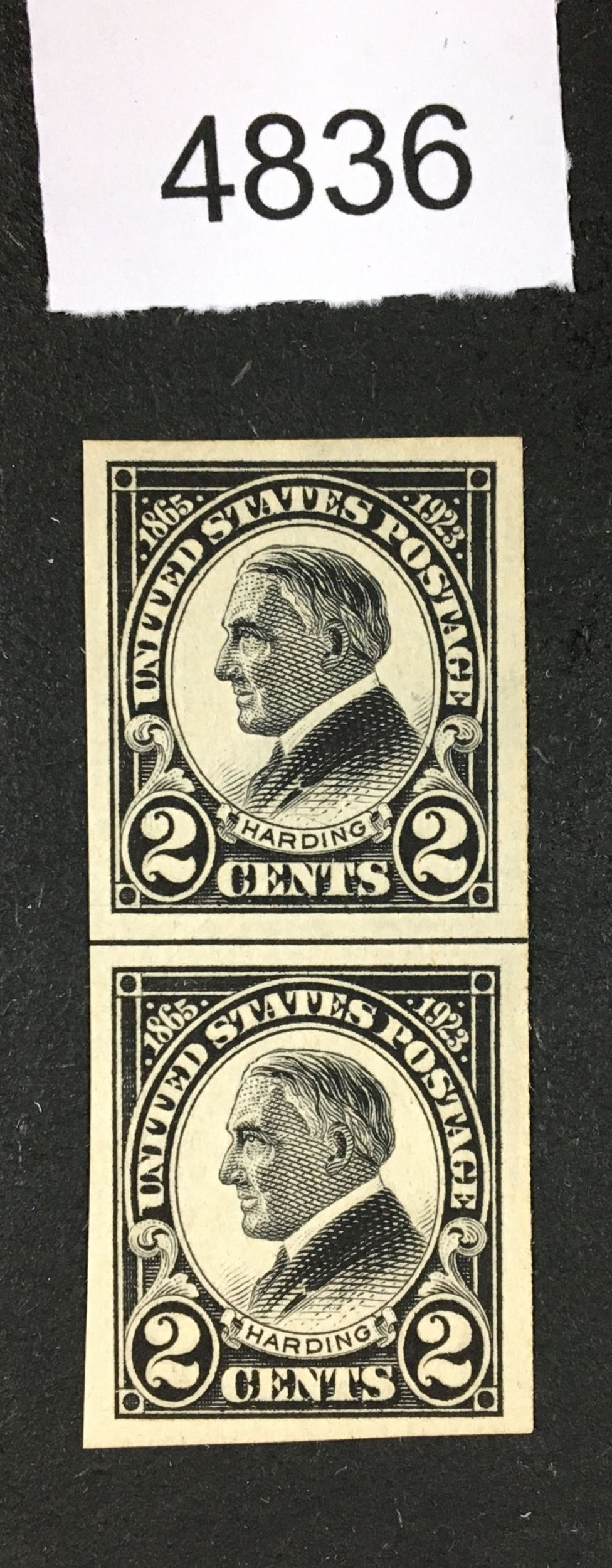 US Stamps # 611 Mint OG NH Line Pair XF LOT #I 4836 | United States ...