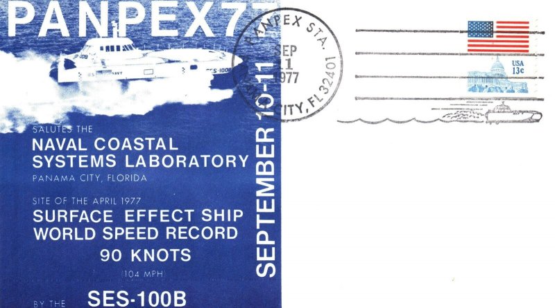 Naval Coastal Systems LAB Surface Effect Ship World Record Ses-100B ...