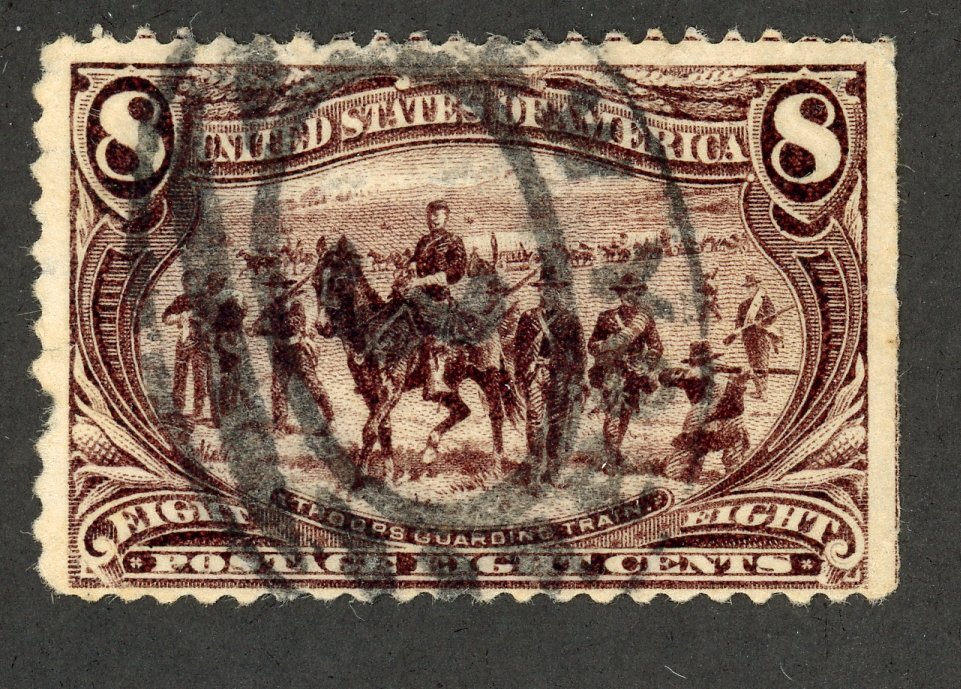 US 289 U 1898 8c Missing/short perf | United States, General Issue ...
