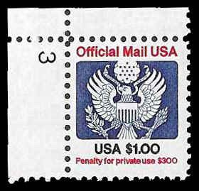 PCBstamps US O132 $1.00 Official Mail, MNH, (38) | United States ...