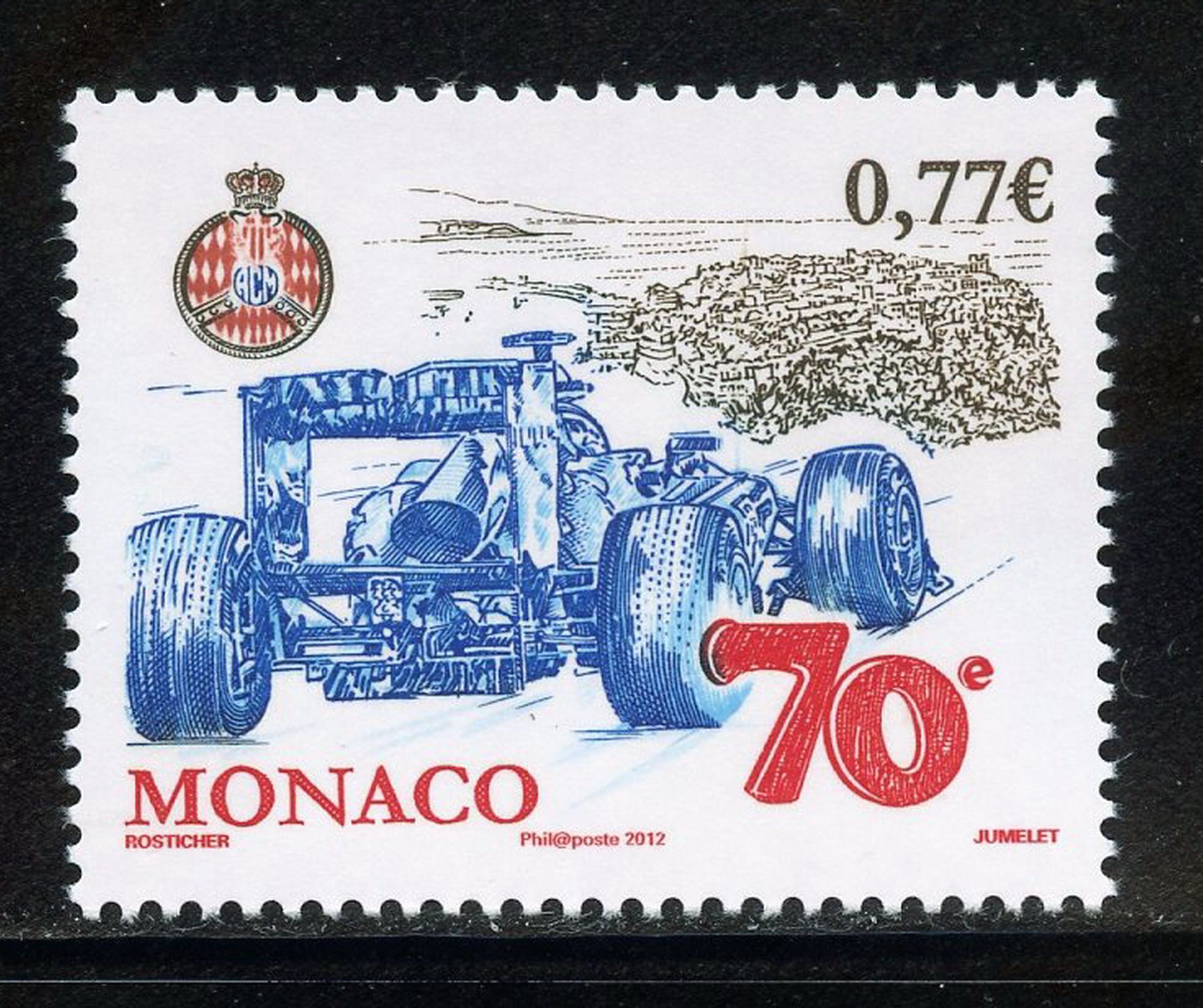 Monaco 2671 MNH, 70th. Monaco Grand Prix Issue from 2012. | Europe ...