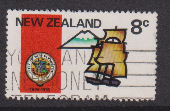 New Zealand #595 used 1976 New Plymouth 8c | Australia & Oceania - New ...