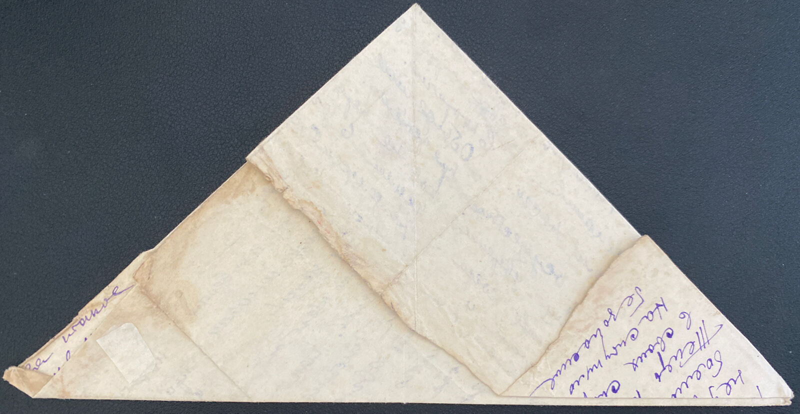 1945 Fieldpost Army Russia USSR Triangular Letter Sheet Cover WW2 ...