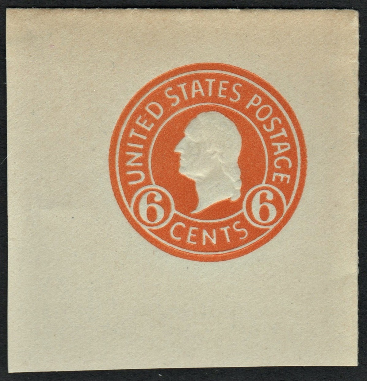 SC#U529 6¢ Washington Cut Square: Full Corner (1932) Unused | United ...