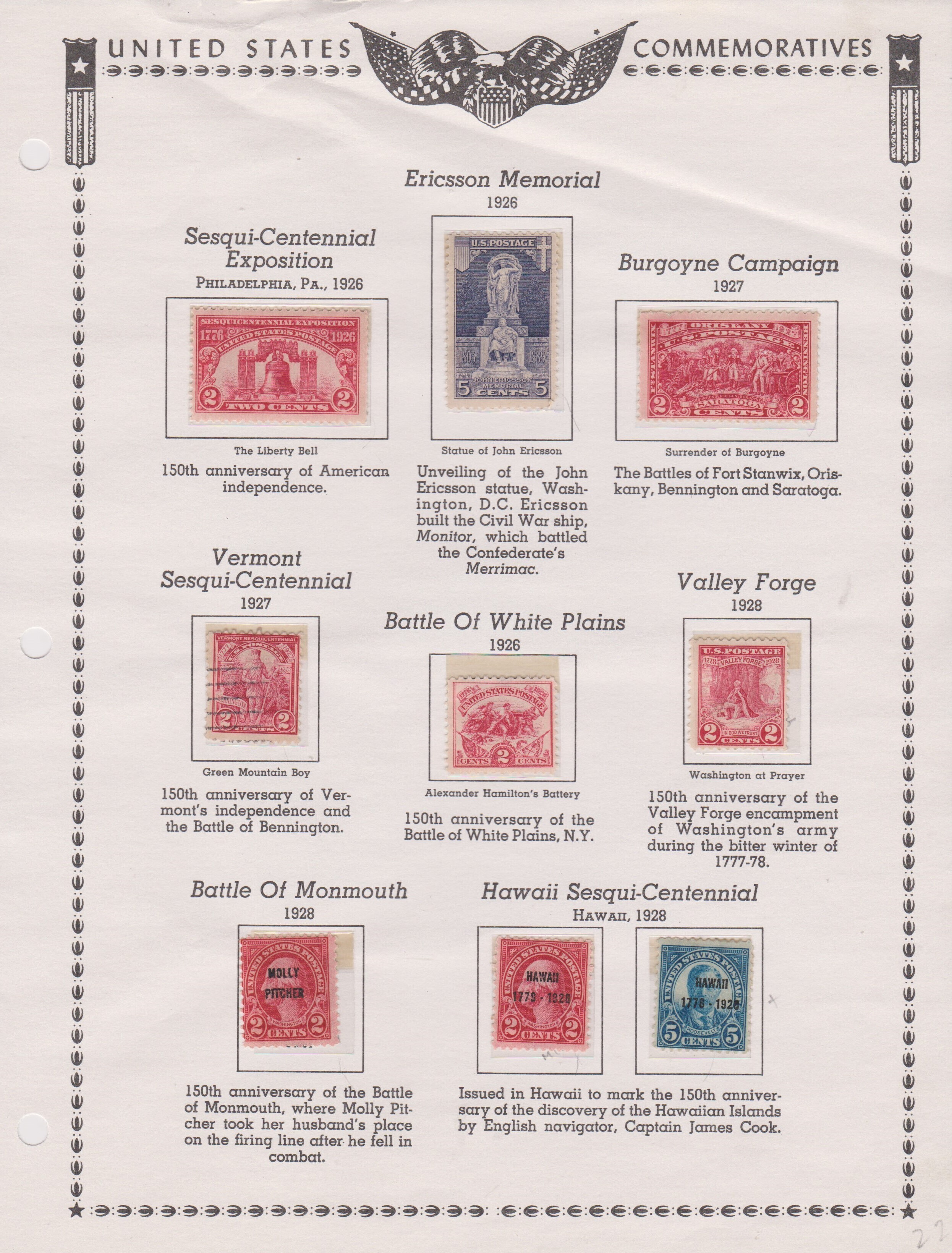 Americas U.S. Postal Stamps, #627/648 range from/to | United States ...