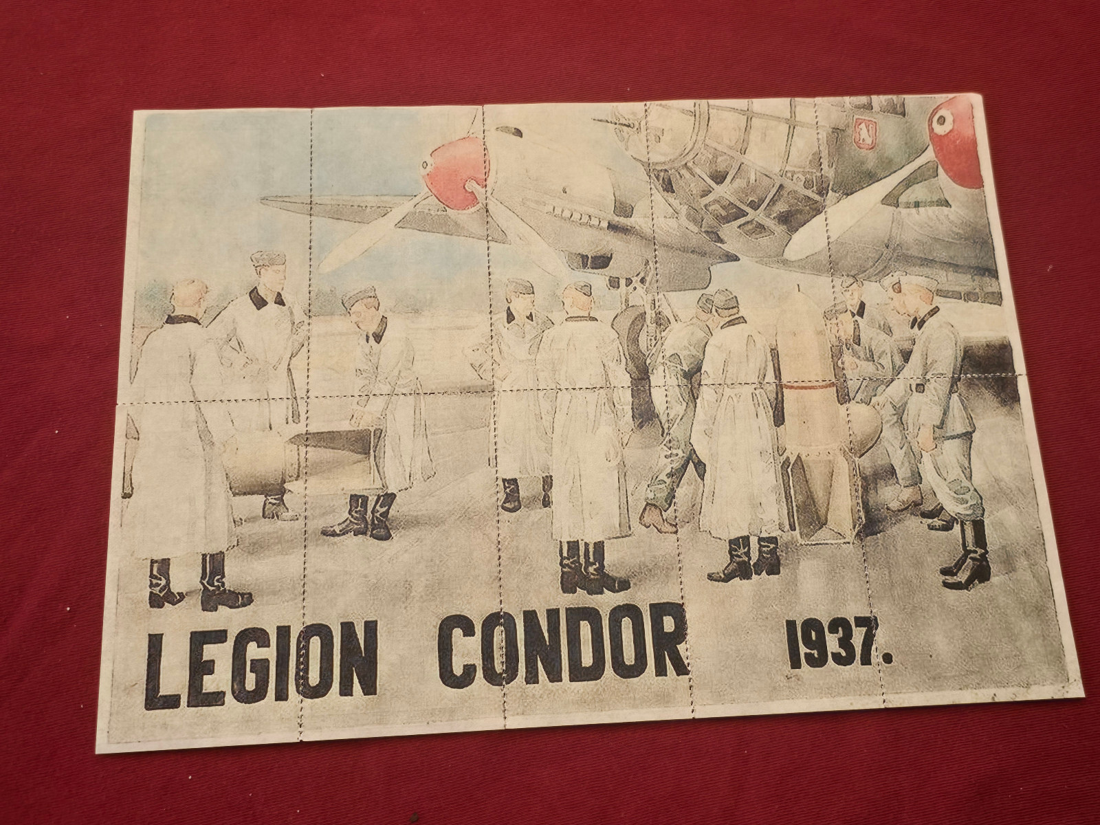 LEGION CONDOR WWII WW2 GERMAN SPANISH BLUE DIV poster War Rations ...
