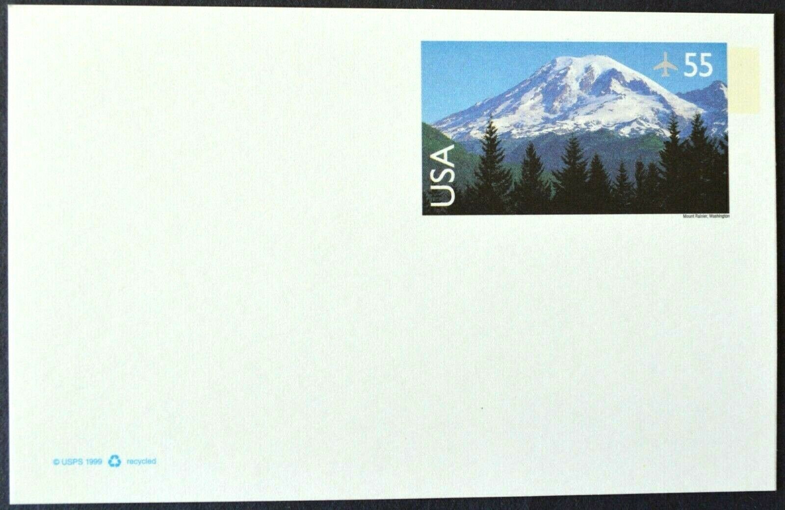 1999 US Sc. #UXC27 air postal card 55 cent, mint, clean card, excellent ...