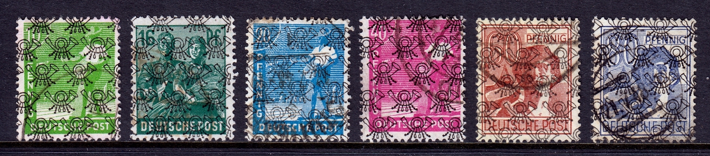 Germany - Scott #620//632 - Used - SCV $5.05 | Europe - Germany ...