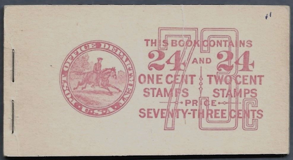 BK89 VF complete booklet of 8 stamp panes. | United States, Booklets ...