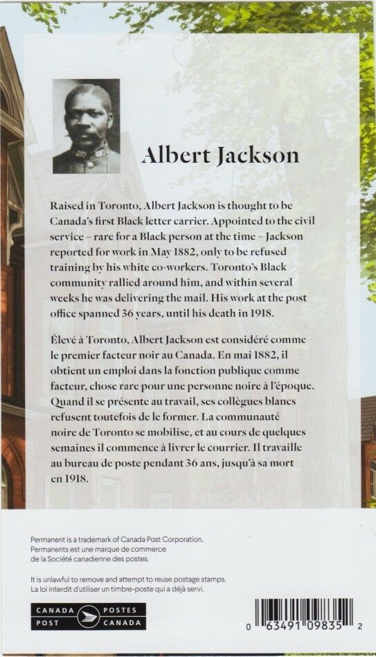 ALBERT JACKSON = BLACK HISTORY =Single stamp cut from Booklet MNH-VF ...