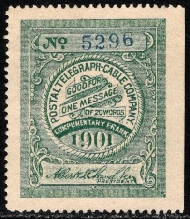 Vintage Lot US Telegraph Stamps Set/5 Miscellaneous Mixed Condition ...