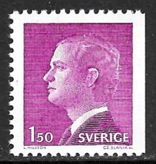 SWEDEN 1974-78 1.50k King Carl XVI Gustaf Issue Sc 1082 MNH | Europe - Sweden, General Issue ...