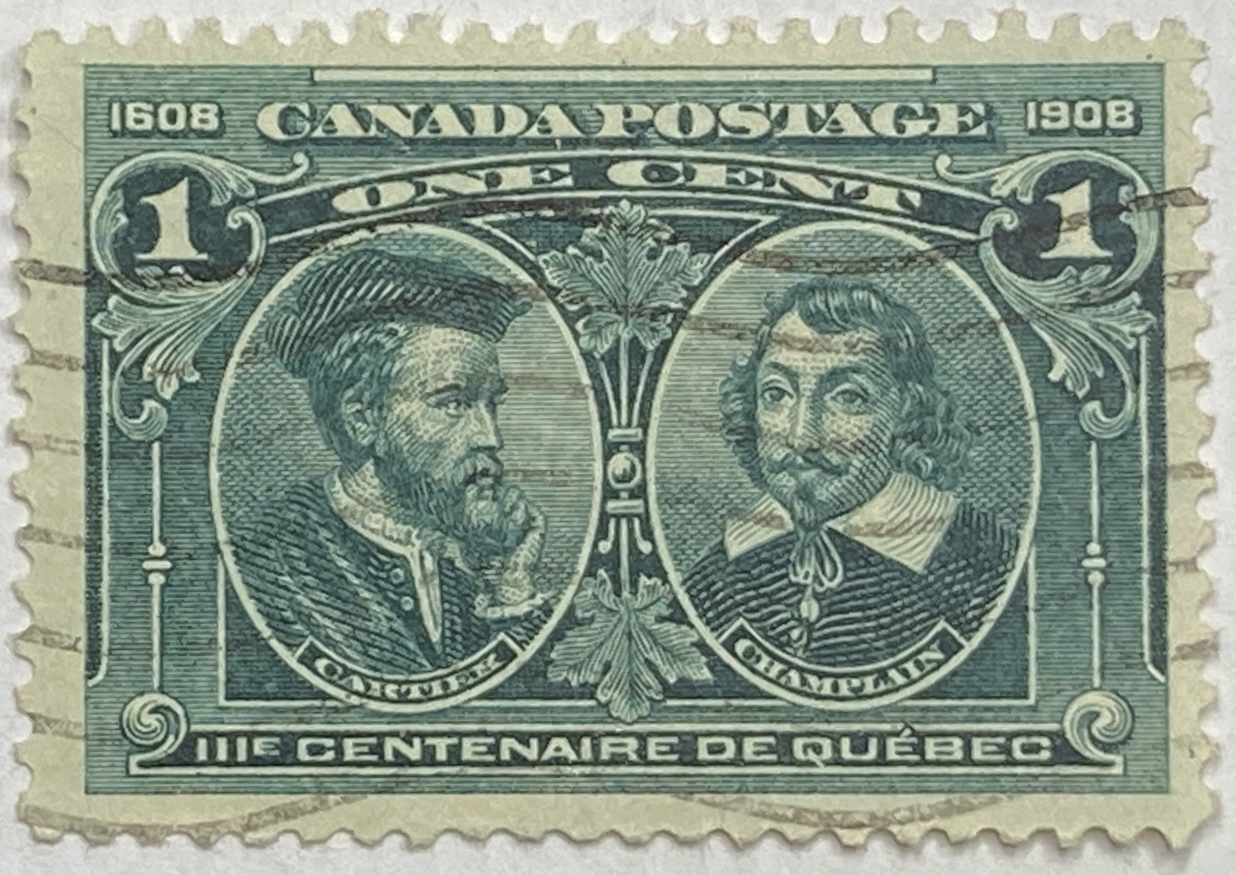 CANADA 1908 #97 Quebec Tercentenary Issue - Used | Canada, General ...