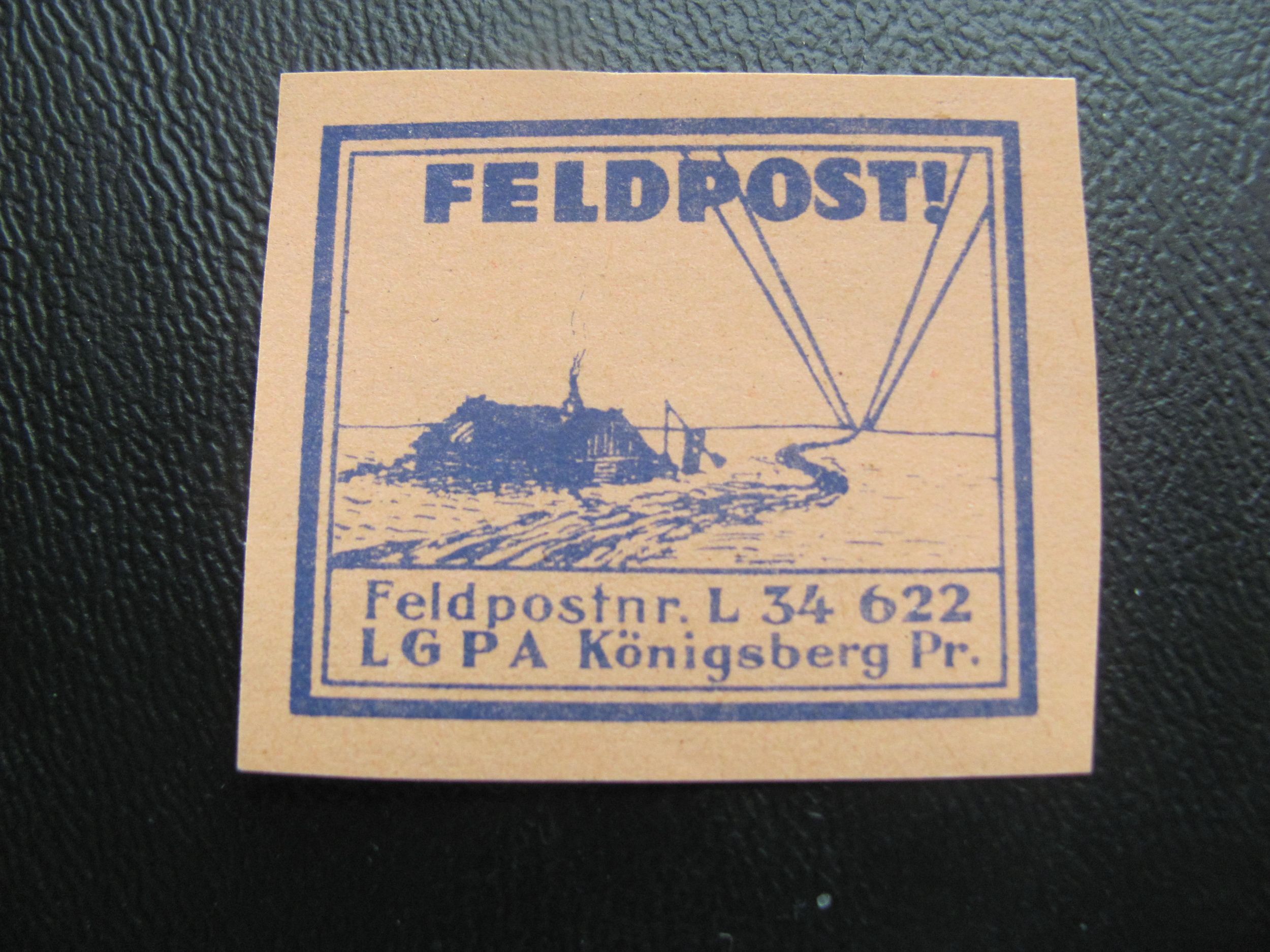 Germany 1945 MNH Feldpost Reichslabel Koingsburg XF 99 Euros (204)New ...