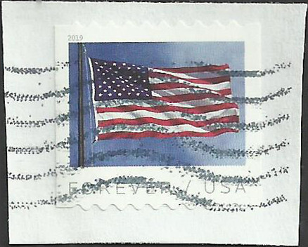 # 5343 Used Flag w/ micro 'USPS' at end of 6th red stripe | United ...