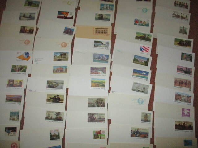 US Postal Card Collection Mint Entires Over 100+ Different Items ...