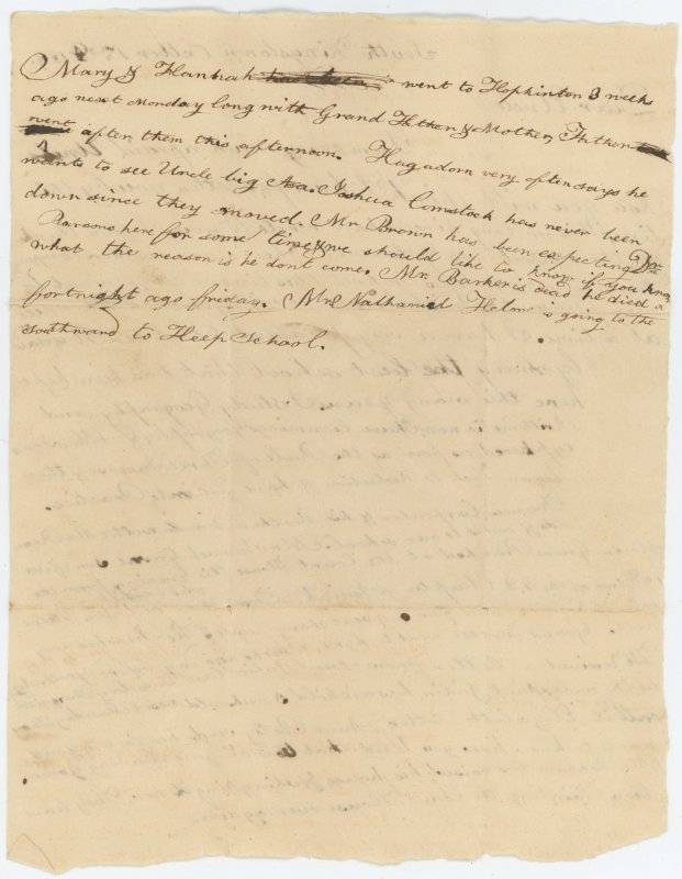 USA 1819 Little Rest Rhode Island Free Frank with enclosed letter to ...