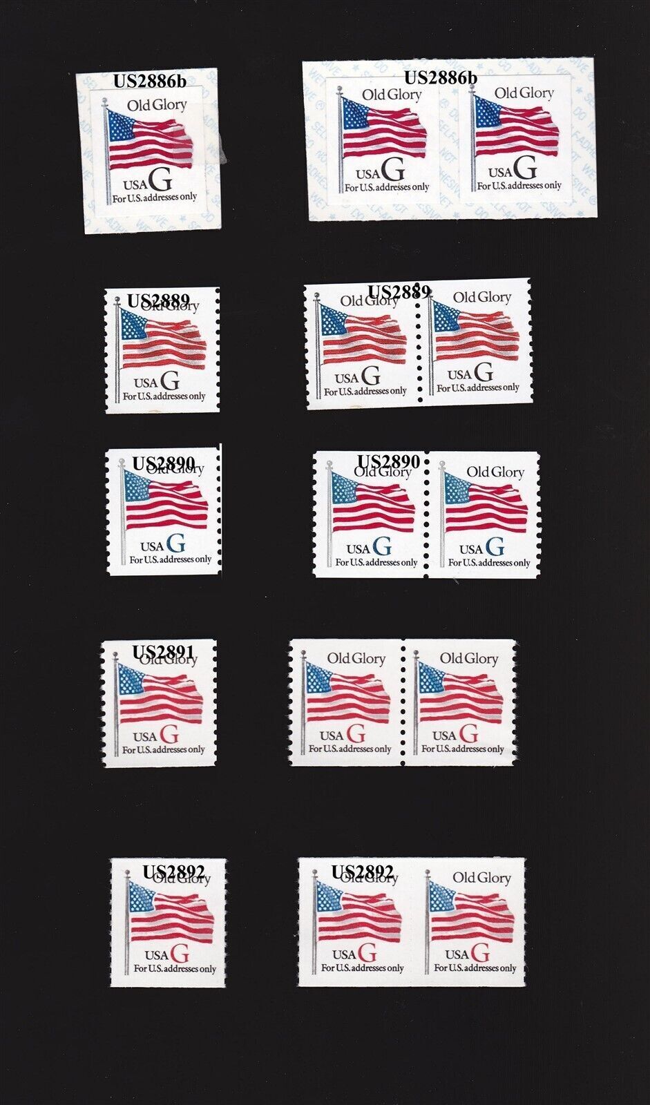 Triple (single Pair) G Rate US 2886b, US 2889, US 2890, US 2891, US ...