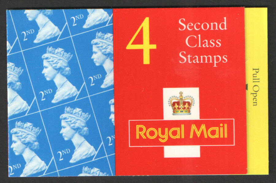 Ha11 4 x 2nd Class Stamps Barcode booklet - complete - Cylinder W16 W21 ...