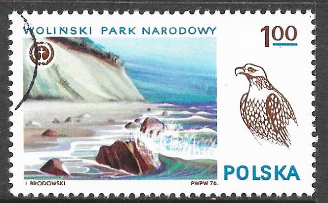 Poland 2160: 1z Wolinski National Park and Eagle, CTO, F-VF | Europe ...