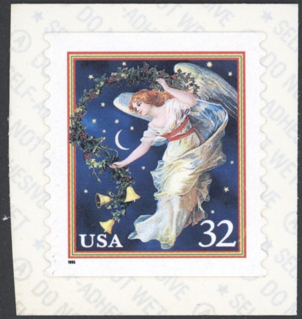 1995 US Scott #3018 32c Midnight Angel Christmas Stamp Coil Single MNH ...