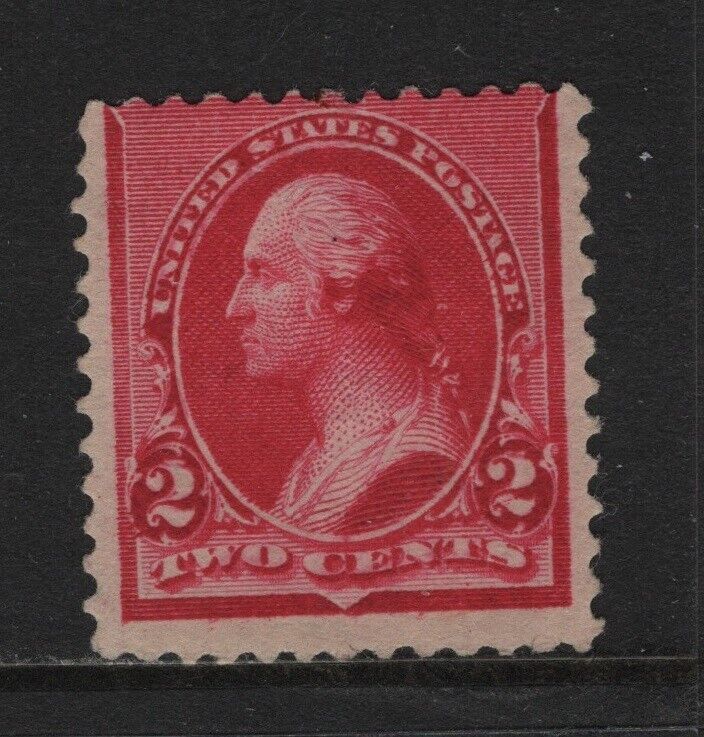 220c caps over both 2's OG previously hinged nice color cv $ 650 ! see ...