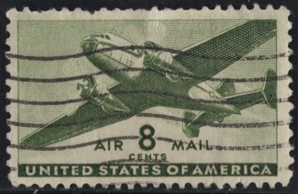 SC#C26 8¢ Twin-Motored Transport Single (1944) Used | United States ...