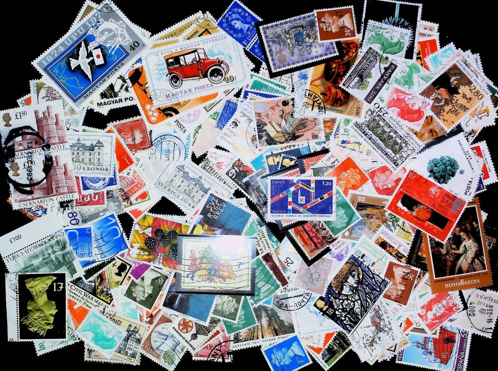 Hundreds of Topical and Commemorative World Stamps to Select Used LR11 ...