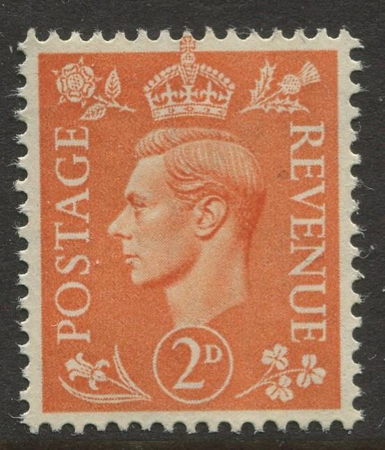 Great Britain - Scott 238 - KGVI Definitive -1937 - MNH - Single 2p ... Great Britain - Scott 238 - KGVI Definitive -1937 - MNH - Single 2p ...