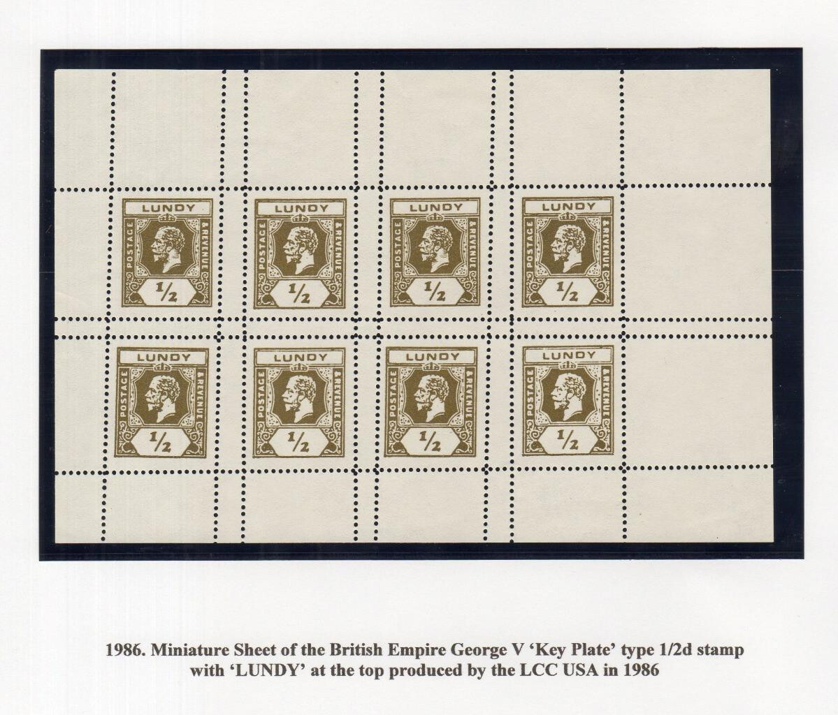 Lundy: Sheetlet of Unofficial Labels | Worldwide - Other, Stamp / HipStamp