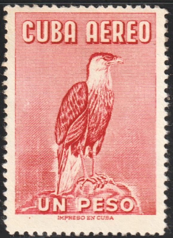 1956 Cuba Stamps C144 Birds Northern caracara MNH | Caribbean - Cuba ...
