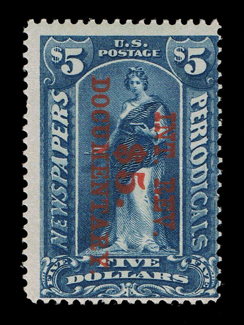 Genuine Scott #R159 Mint OG XLH RED Surcharge Reading Down - SCV $550 ...