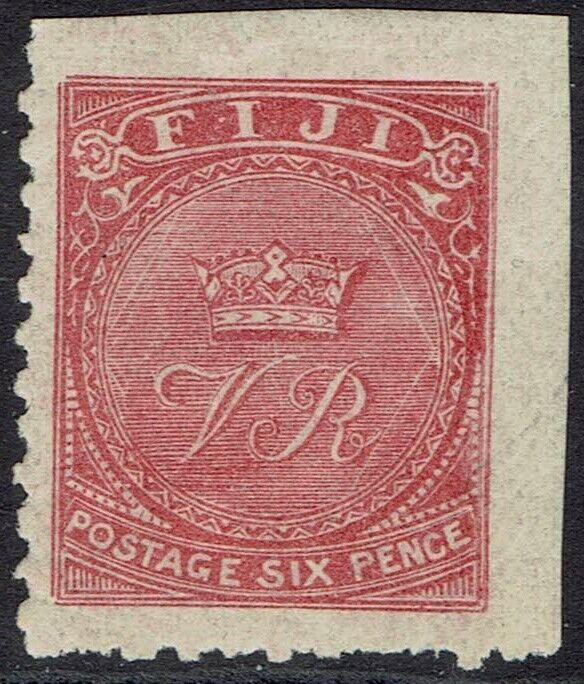 Fiji 1878 VR Monogram 6d Perf 10 | Australia & Oceania - Fiji, Stamp ...