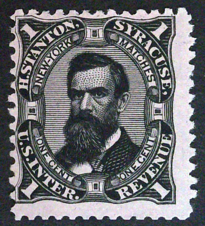 Scott#RO171c - 1c Black - Pink Paper - H.Stanton | United States ...