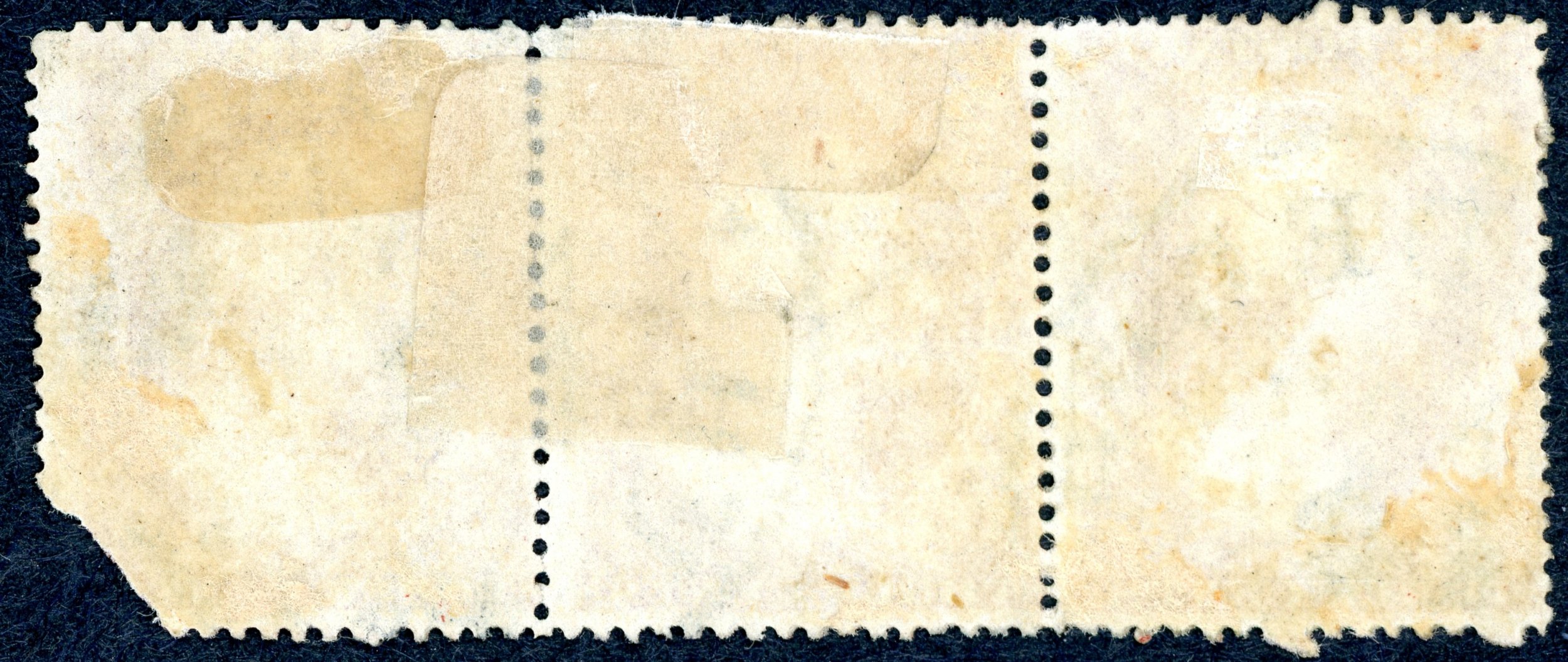 US #26 used strip of 3. Corner tear. VF | United States, General Issue ...