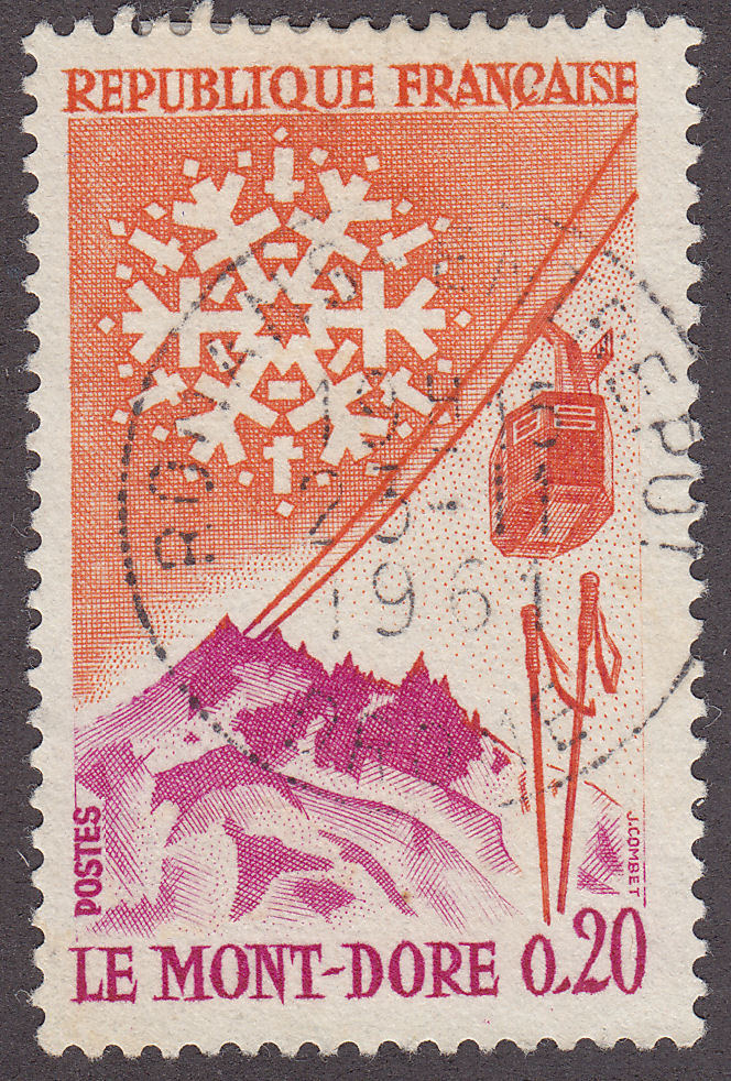 France 1002 Ski The French Alpes 1961 | Europe - France & Colonies ...
