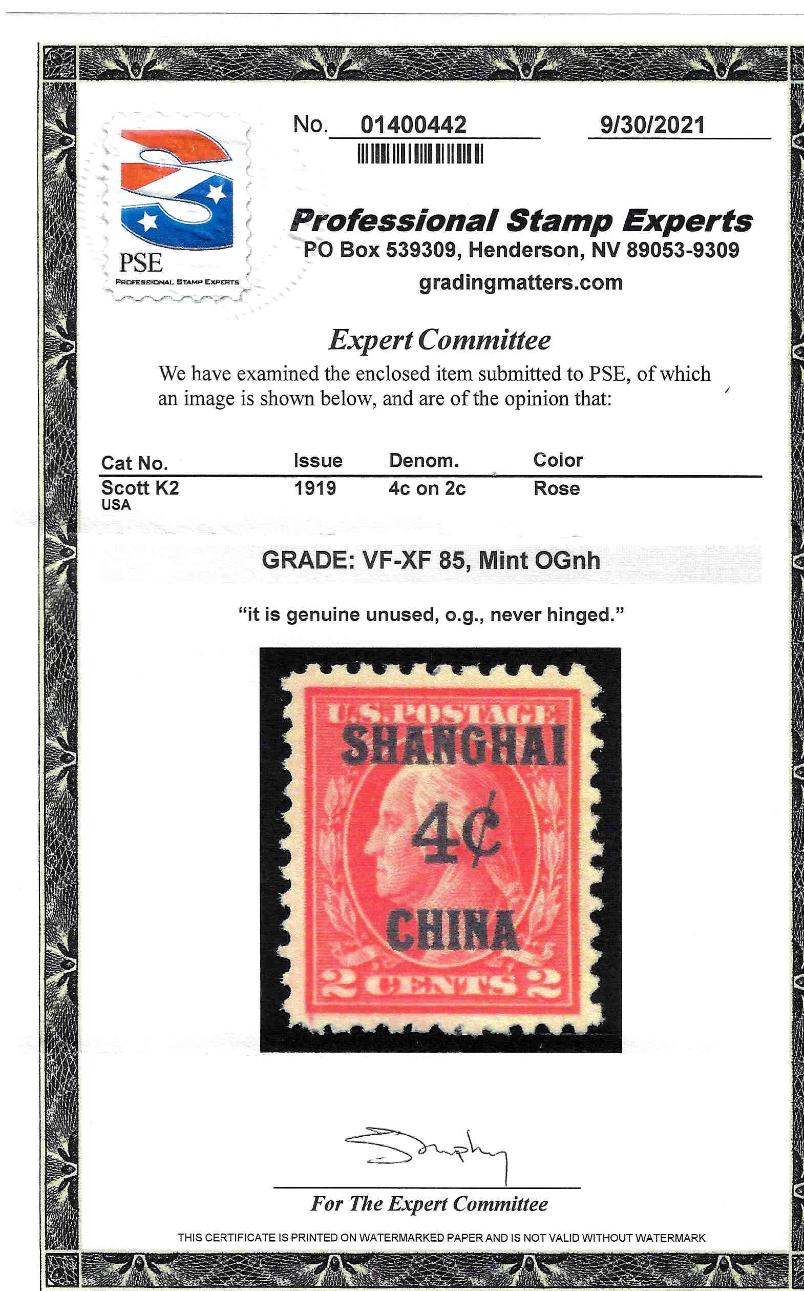 K2 Mint,OG,NH... PSE Graded XF 85... SMQ $150.00 | United States ...