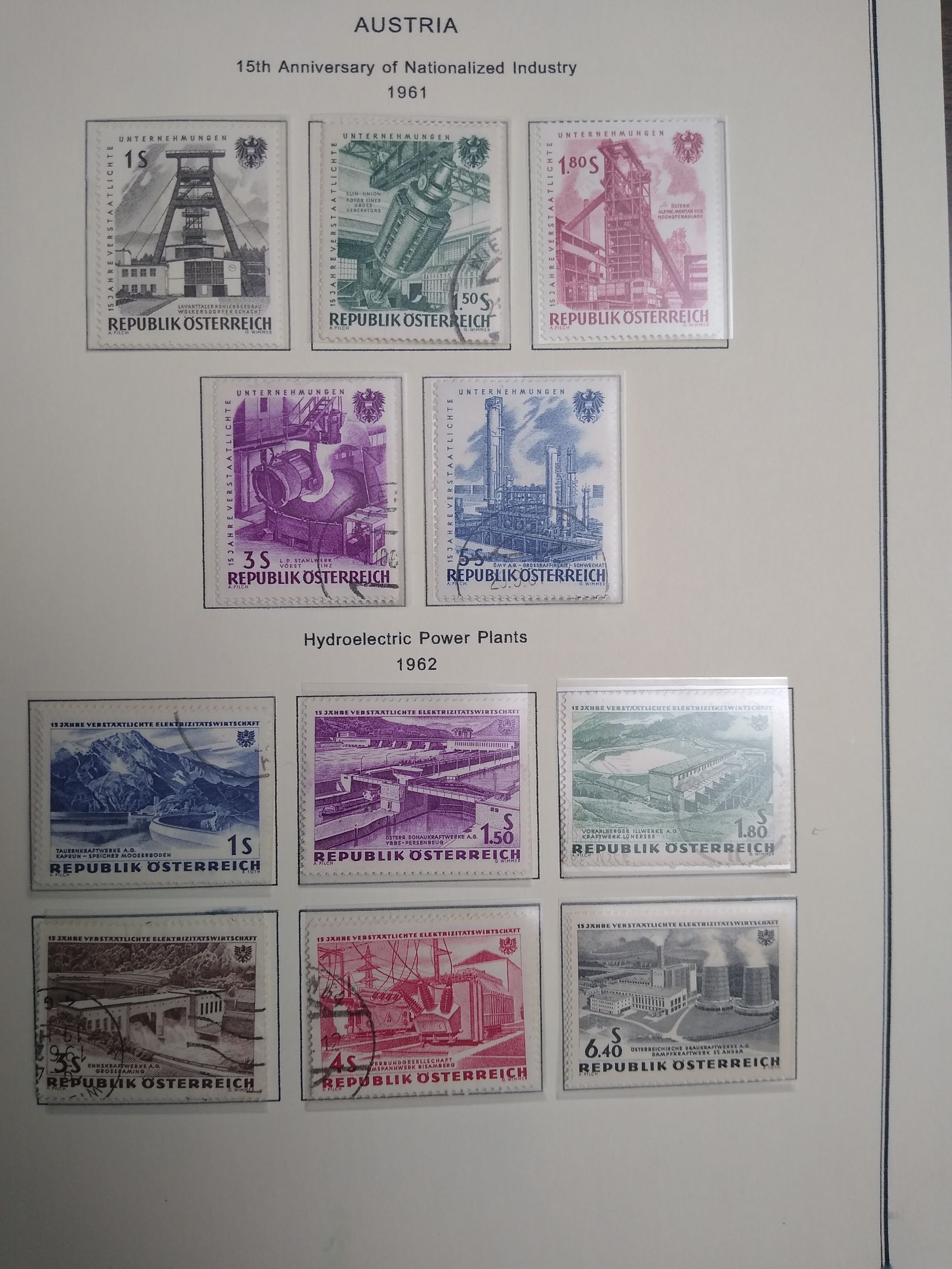 collection on pages Austria 1960-64 JW: CV $35-40 | Europe - Austria ...