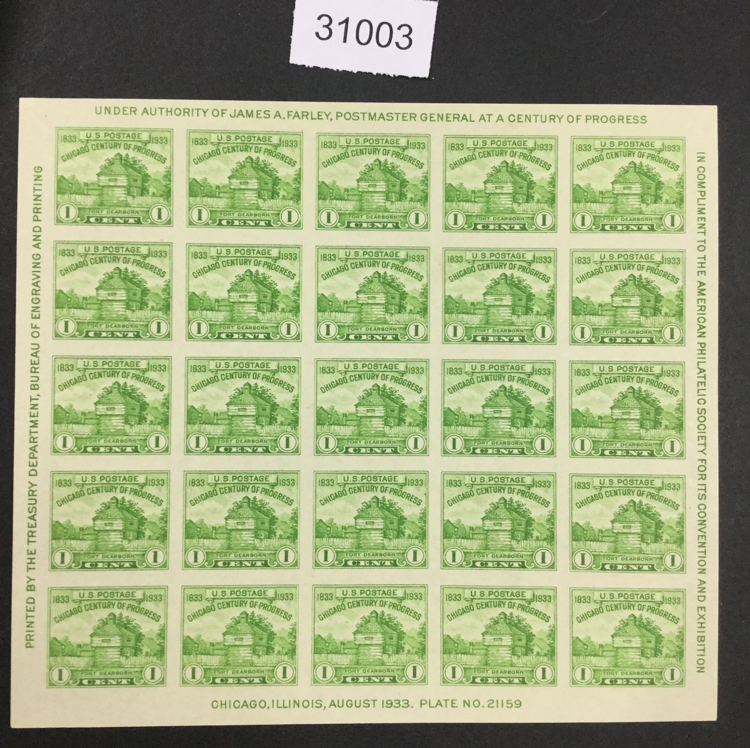 US Stamps #730 NO GUM as Issued Sheet LOT #31003 | United States ...