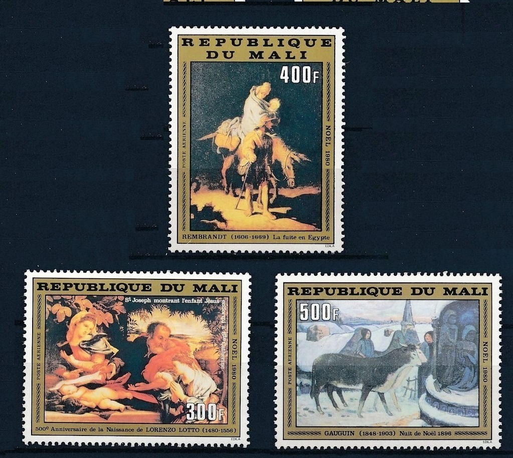 Mali 1980 Airmail, Paintings by Gauguin etc. (3v Cpt) MNH CV$8 | Africa ...