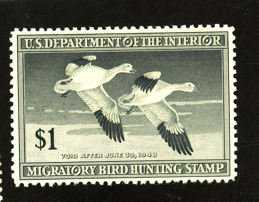 Rw14 Mint FVF OG LG HR Cat $55 | United States, Duck Stamps - Federal ...
