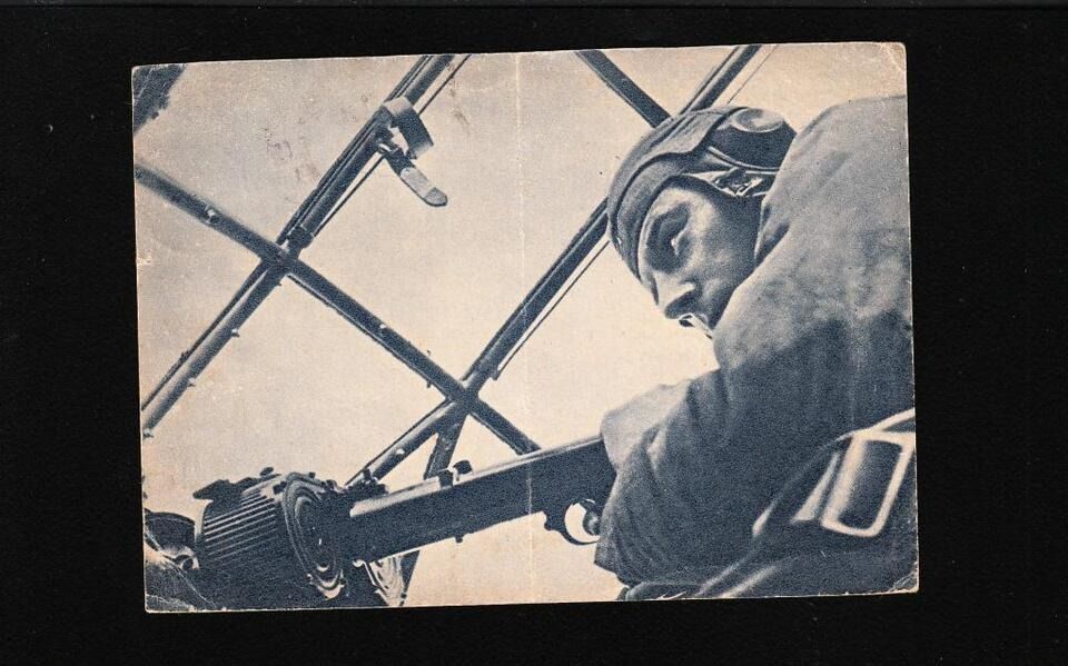 WWII Germany Postcard Der Adler Magazine Photo Luftwaffe Gunner Trier ...