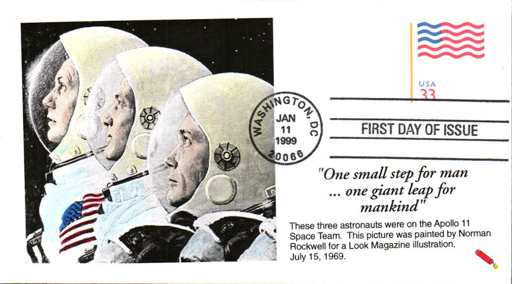 #U642 Stylized Flag - Space Dynamite FDC | United States, Postal ...