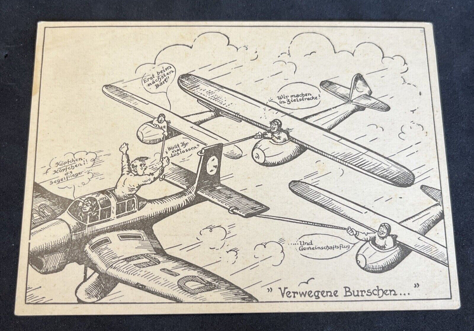 LUFTWAFFE FLIEGER KORPS FLYERS CORPS Third Reich German Flight Postcard ...