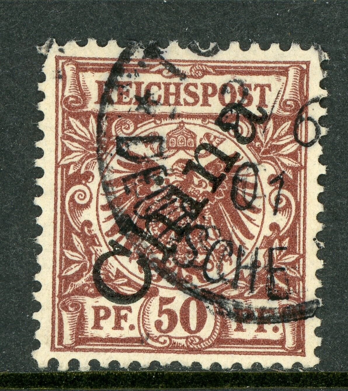 Germany 1898 China 50pf Brown 56 Degree Scott #6 VFU L512 | Europe ...