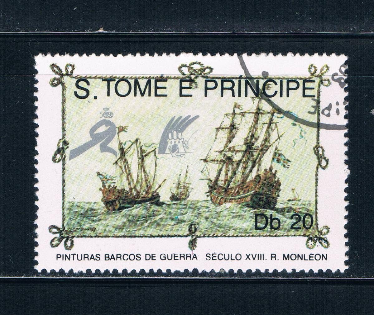 Saint Thomas and Prince Is 894 Used War ships 18th century (GI0350 ...