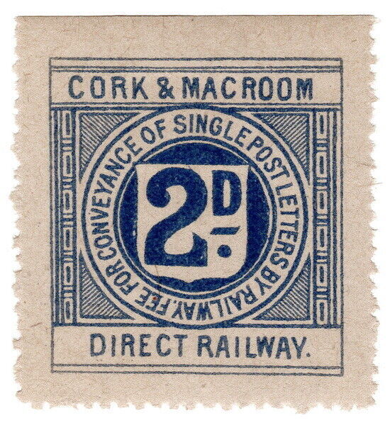 (I.B) Cork & Macroom Direct Railway : Letter Stamp 2d | Europe ...
