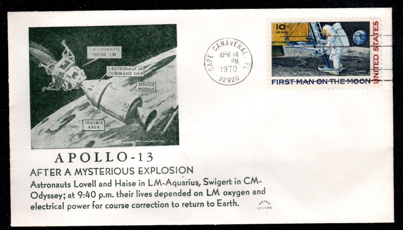 Apollo 13 - Mysterious Explosion in Space on 04/14/1970 causing return ...